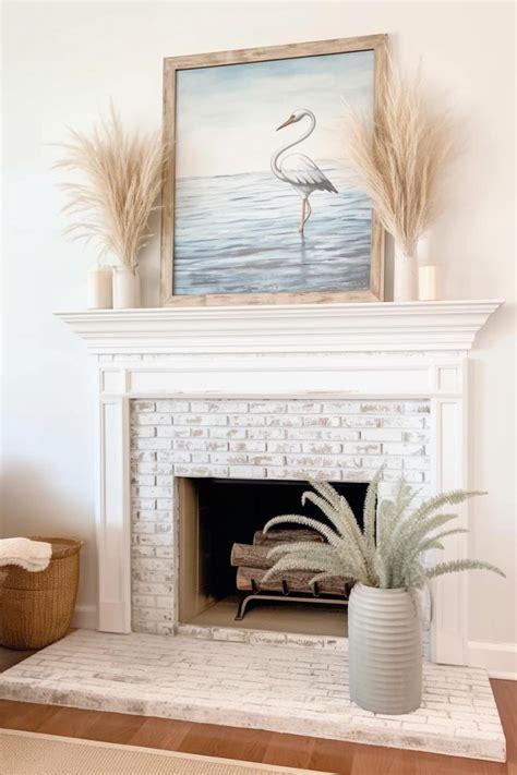 40 Beautiful White Brick Fireplace Ideas For A Bright Living Room