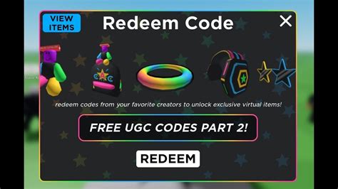 Ugc Limiteds Codes Parte 2 Male Sal YouTube