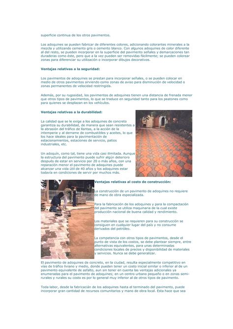 Ventajas Y Aplicaciones De Los Pavimentos De Adoquines De Concreto PDF