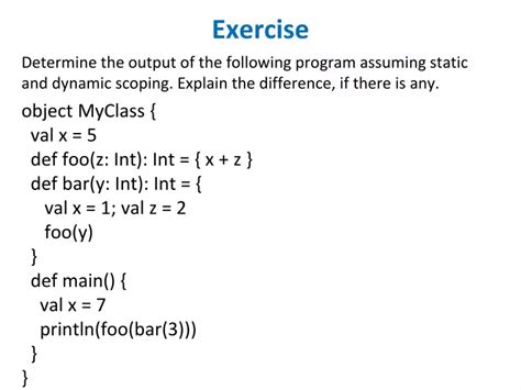 ppt static and dynamic scoping in myclass program powerpoint presentation id 8930513