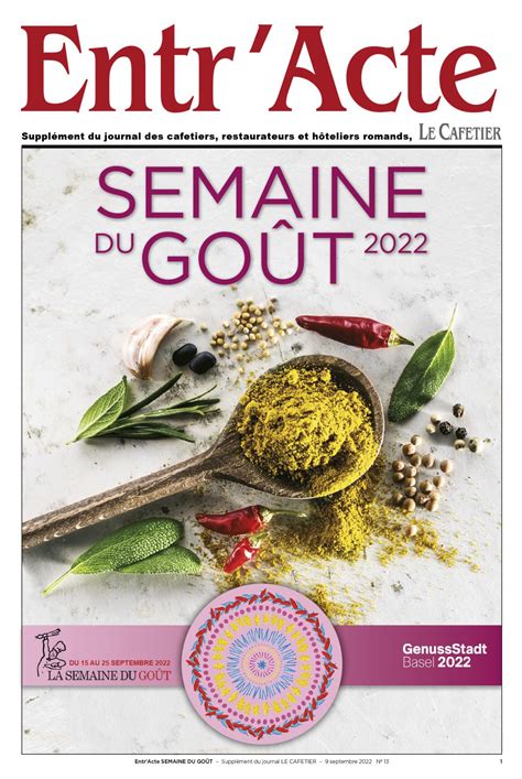 Semaine Du Go T Lecafetier Net