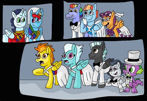 2599543 Safe Artist Mojo1985 Bow Hothoof Fleetfoot Rainbow Dash