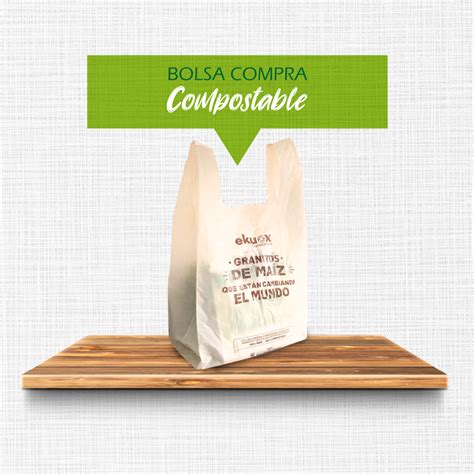 Paquete De Bolsas Compostables Tipo Compra T Ekuox