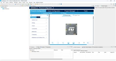 stm32cubeide a step by step guidance to activate the on board led of stm32 black pill 13 steps