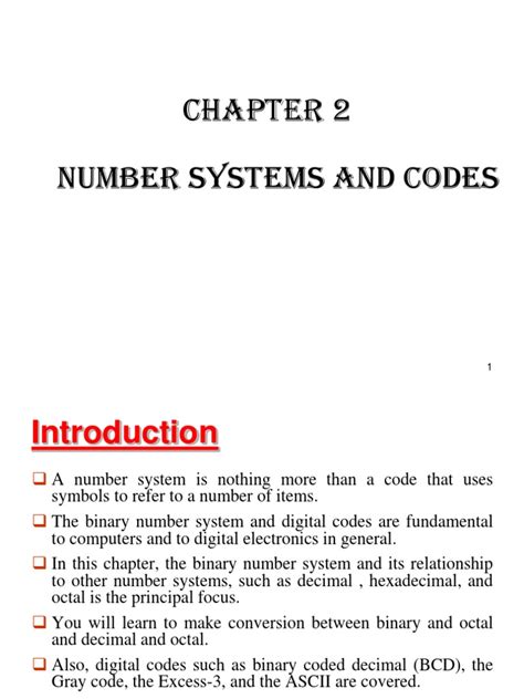 number systems and codes pdf subtraction binary coded decimal
