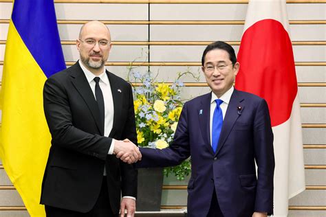 Meeting Between Prime Minister Kishida And Ukrainian Prime Minister