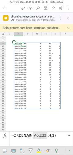 Ordenar Datos En Excel De Forma Ascendente Varios Criterios F Rmula Etc