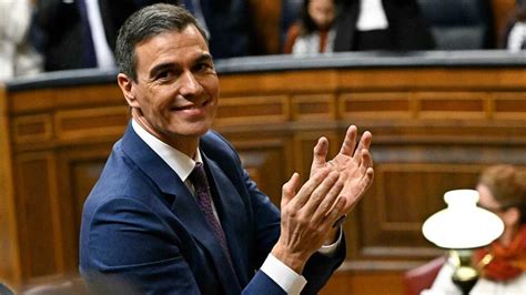 El socialista Pedro Sánchez es reelegido como presidente del Gobierno