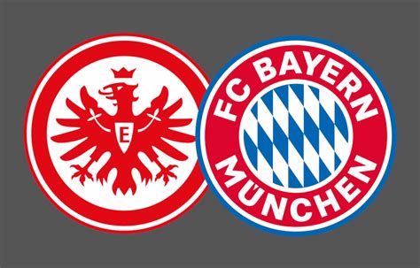 Eintracht Frankfurt gegen FC Bayern München 1 6 Bundesliga der 1