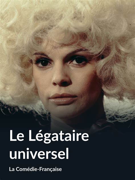 Prime Video Le Légataire universel La Comédie Française