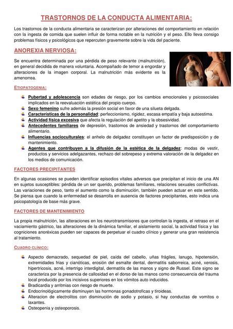 Trastornos de la conducta alimentaria Micaela Quiñonez Coduri uDocz