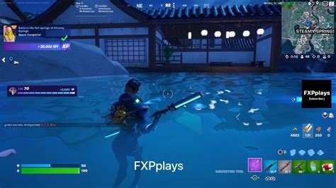 Swim In The Hot Springs At Steamy Springs Fortnite YouTube