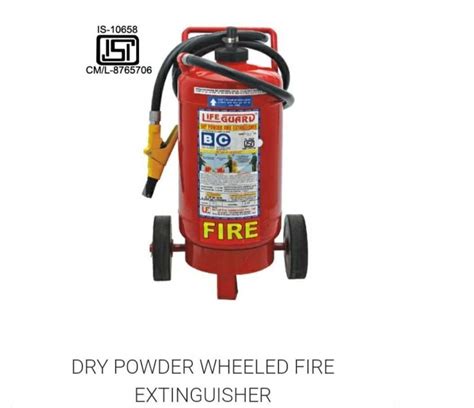 Lifeguard Mechanical Type Dry Powder Wheeled Fire Extinguisher For