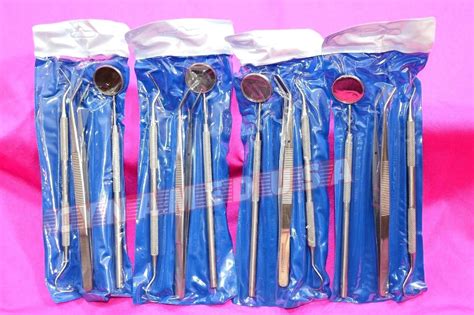 alemán raspador dental Pick herramientas de acero inoxidable con espejo