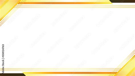 Vektorová grafika Elegant border frame Abstract elegant gold border