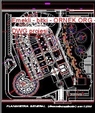 Emekli Bitki Dwg Projesi Autocad Projeler