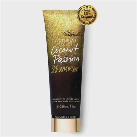 Kit Victoria S Secret Coconut Passion Shimmer Brilho Creme