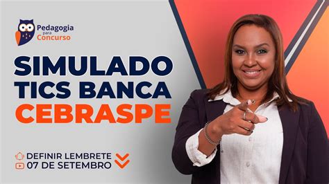 Simulado TICs Banca CESPE CEBRASPE Pedagogia Para Concurso YouTube