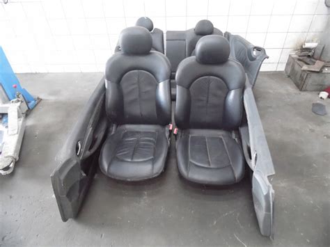 FOTELE SKÓRZANE BOCZKI KOMPLET MERCEDES W209 CLK 12575948084