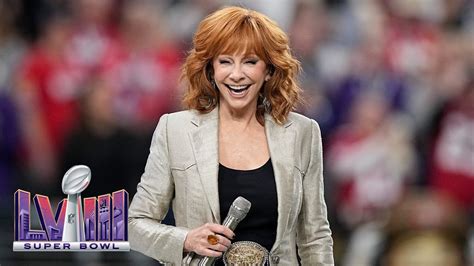 Reba McEntire Sings The National Anthem At Super Bowl LVIII YouTube