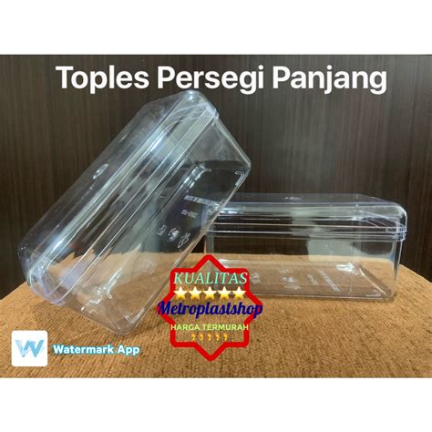 Jual Toples Kue Kering 350 GR PERSEGI PANJANG 14 X 7 5 X7 CM TOPLES
