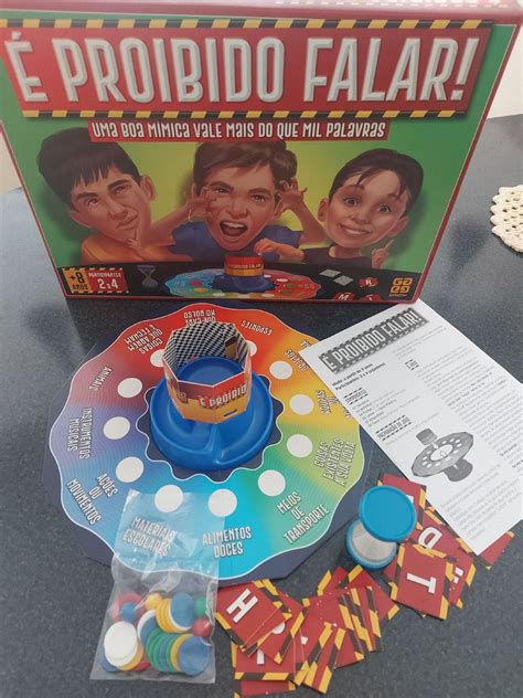 Jogo É Proibido Falar Brinquedo Grow Nunca Usado 68631520 enjoei