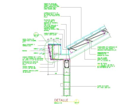 Calha E Telhado Inclinado Em Autocad Baixar Cad Kb Bibliocad