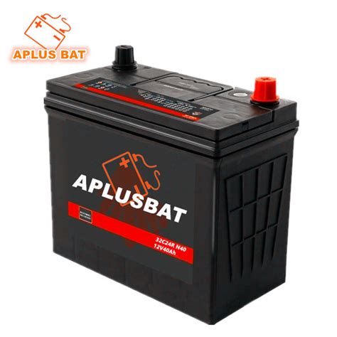 JIS Standard Low Maintenance Wet Charged Car Battery N40lmf 12V40ah