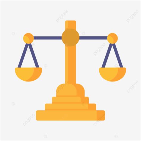 Justice Scale Flat Icon Vector Balance Justice Law PNG And Vector