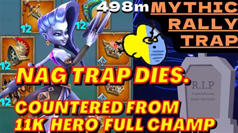 Counter From 11k Hero Full Mythic Champ My Mythic Rally Trap 498m