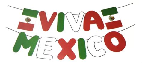 12 Pack Banderín Letrero Viva México Fiesta Mexicana Bandera MercadoLibre