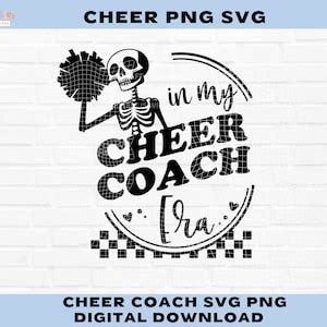 In My Cheer Coach Era Svg Png Sublimation Shirt Shirt Svg Tumbler