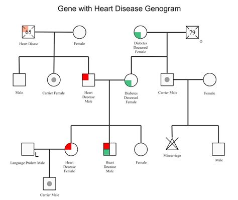 Free Editable Genogram Examples EdrawMax Online