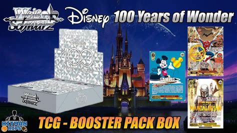 Another New Disney Release Weiss Schwarz Disney 100 Years Of Wonder