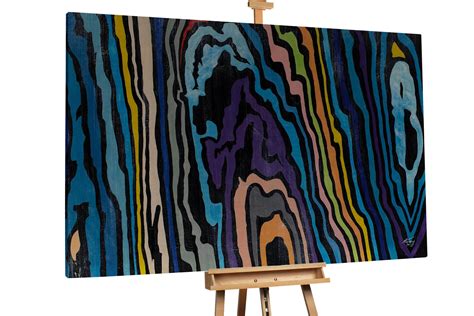 Acheter peinture à l huile Swirl of Colors KunstLoft