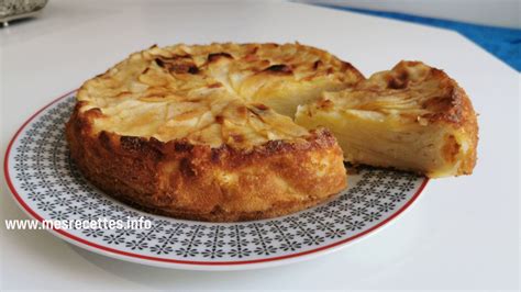 Gâteau invisible aux pommes de Cyril Lignac simplissime