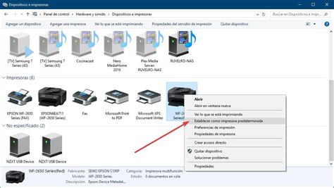 Cómo configurar una impresora como predeterminada en Windows 10