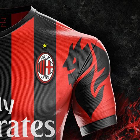 Puma Ac Milan Home Away Third Concept Kits By Ez Design