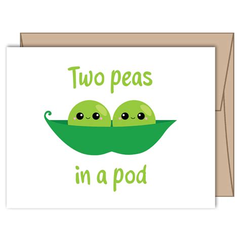 Two Peas In A Pod Card Dazzling Daisies