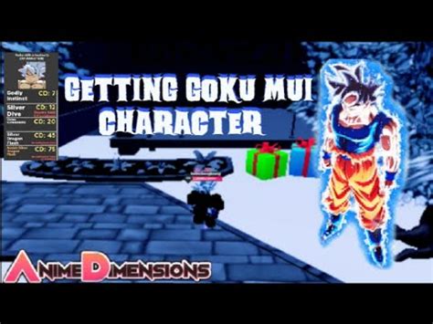 GETTING GOKU MUI CHARACTER Roblox Anime Dimension YouTube