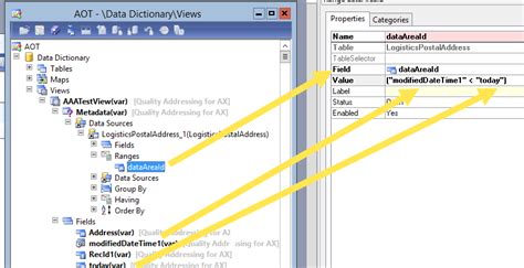 Microsoft Dynamics Axapta 2012 Ax Views And GETDATE Stack Overflow
