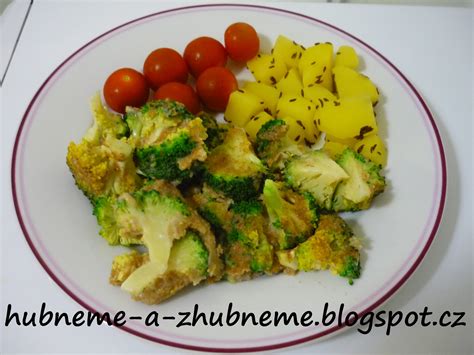 Dobroty od Adele Brokolice v palačinkovém těstě s bramborem 289 kcal