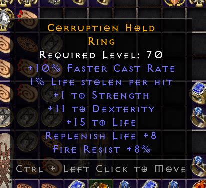 7x Crafted Fcr Ll Rings Str Dex Fire Light Res Etc Topic D2jsp