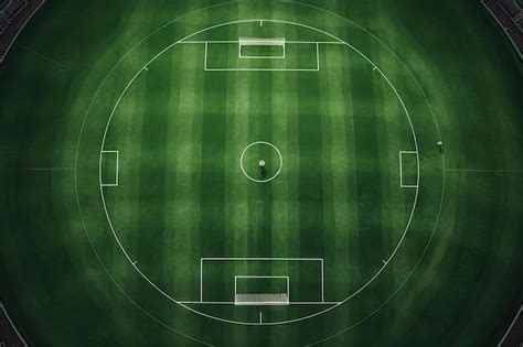 Premium Ai Image Football Stadium Green Field
