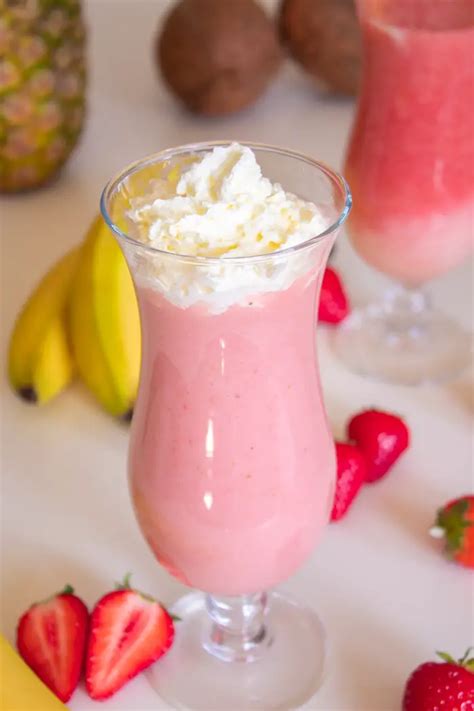 Strawberry Banana Pina Colada Recipe A Smoothie Like Drink A Couple