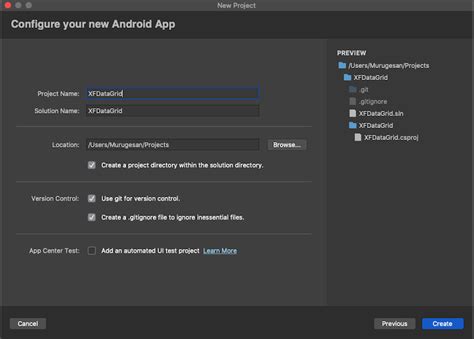 xamarin forms datagrid