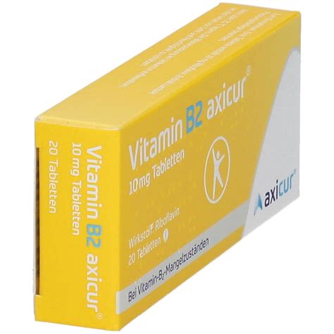Vitamin B2 Axicur 10 Mg 20 St Shop Apotheke