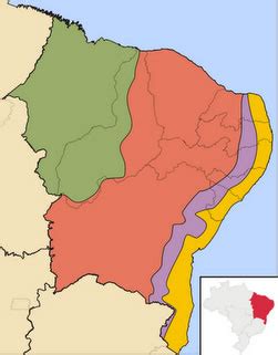 As Sub Regi Es Do Nordeste Brasil Escola