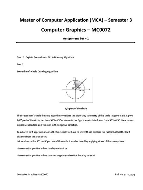 computer graphics assignment pdf matrix mathematics determinant