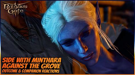 Side With Minthara Outcome Romance Betrayal Companion Reactions